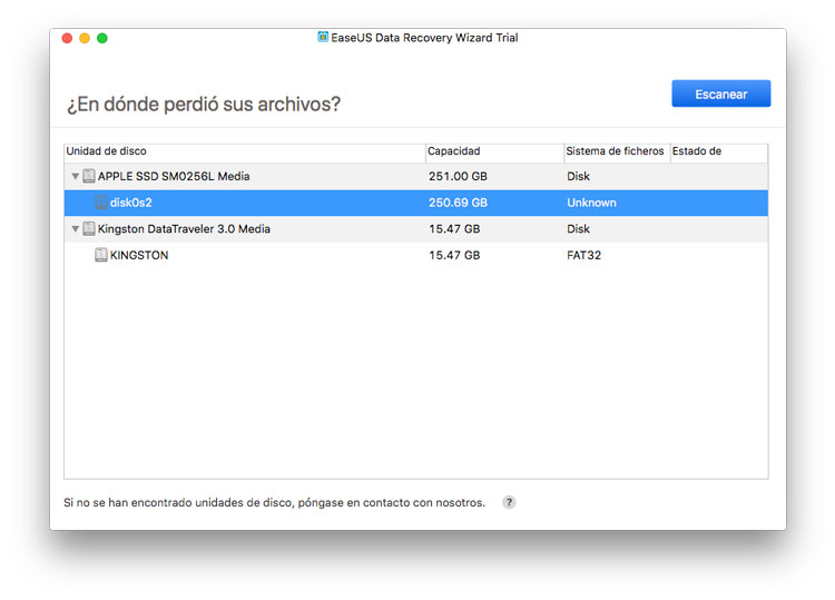 EaseUS Data Recovery Wizard para Mac, la recuperación de datos al ...